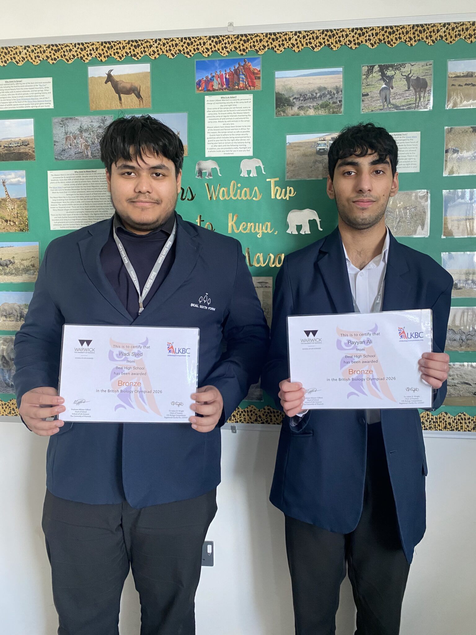 The British Biology Olympiad 2026 – Beal High School